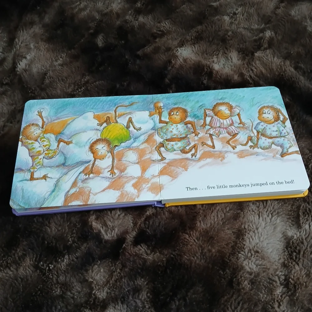5 little monkeys | Toys | 5 Little Monkeys Board Book | Poshmark